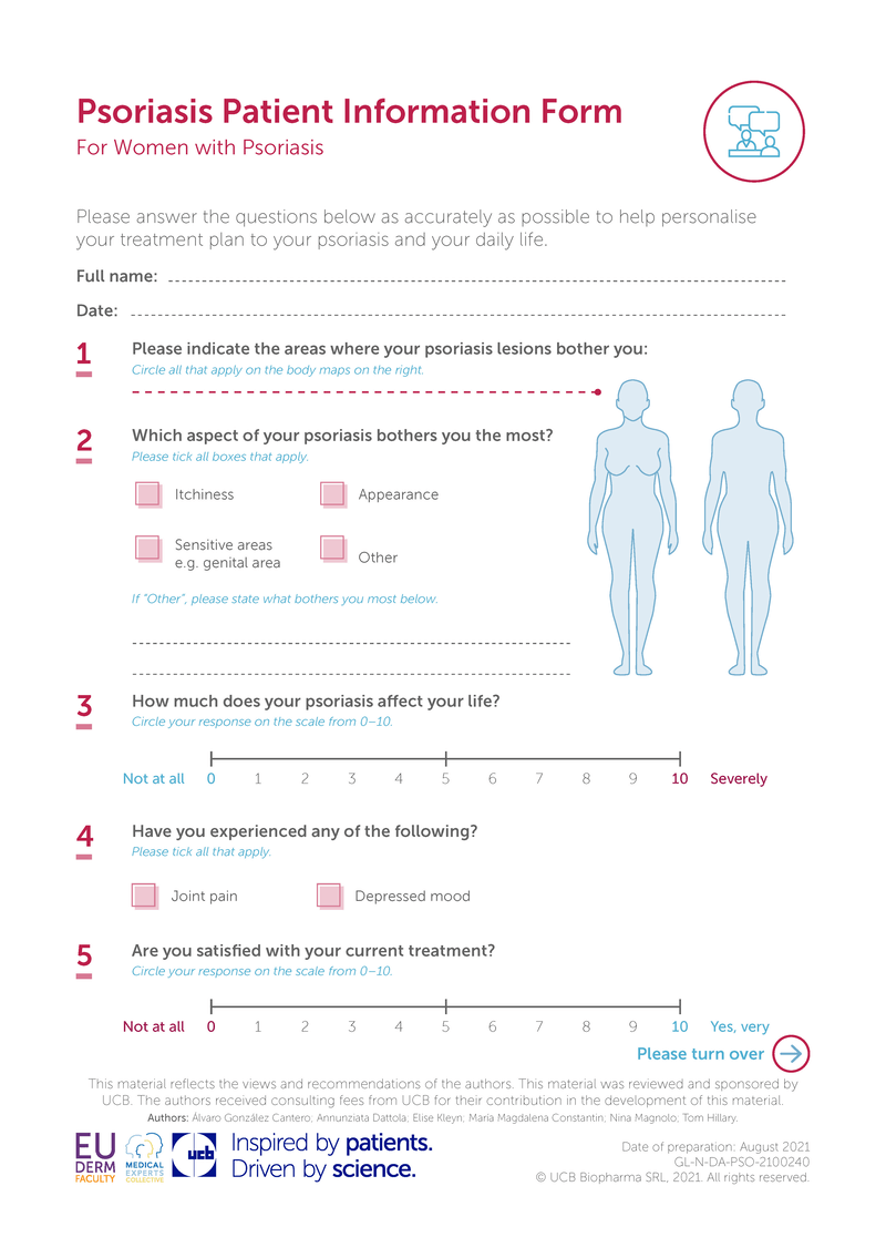Home | Women and Psoriasis